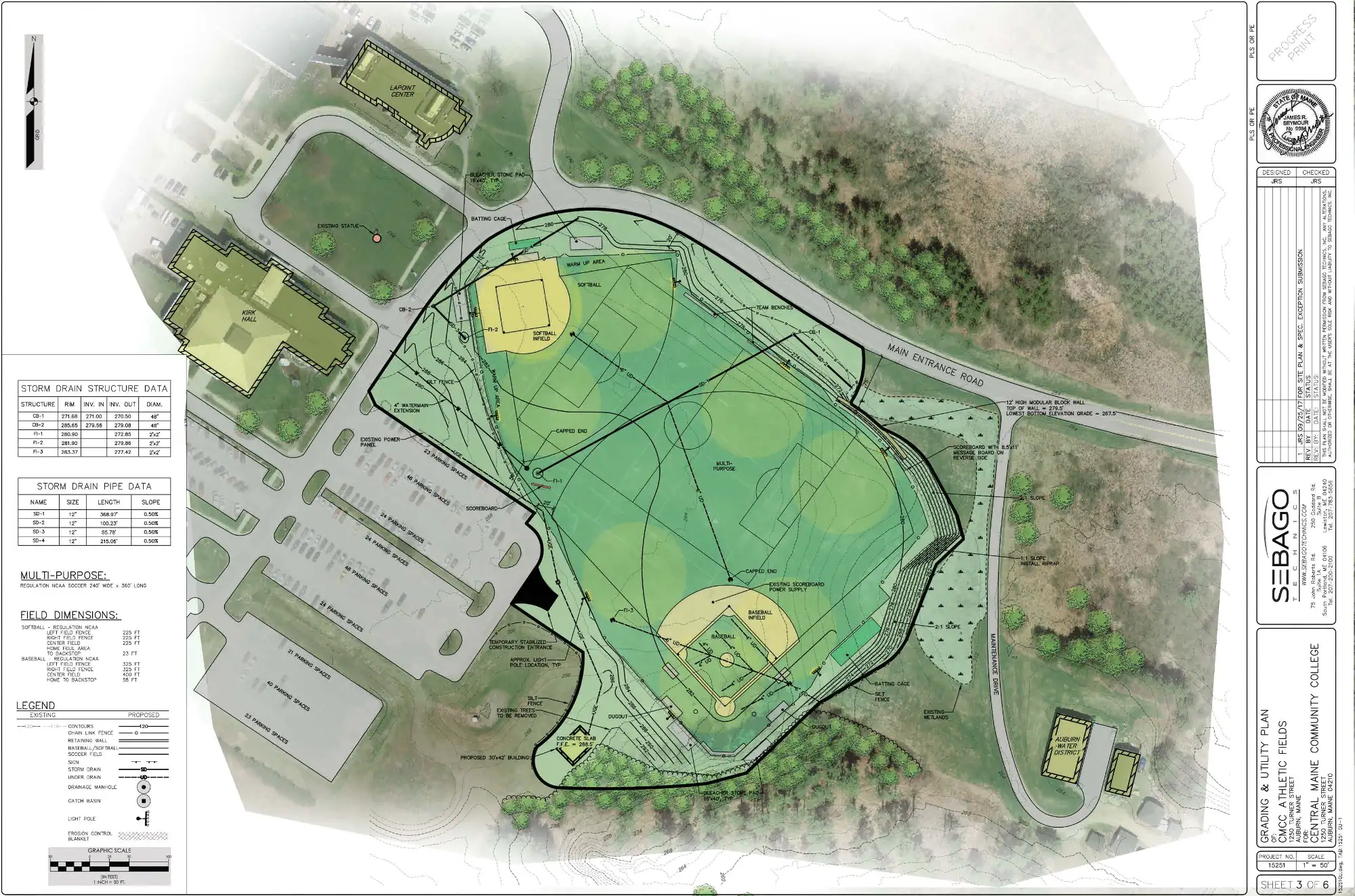 Multipurpose Athletic Fields - Sebago Technics